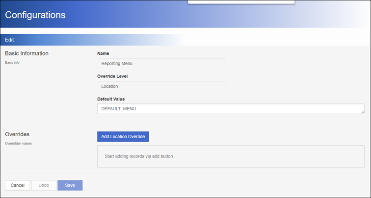 Reporting menu - NMC Help Docs