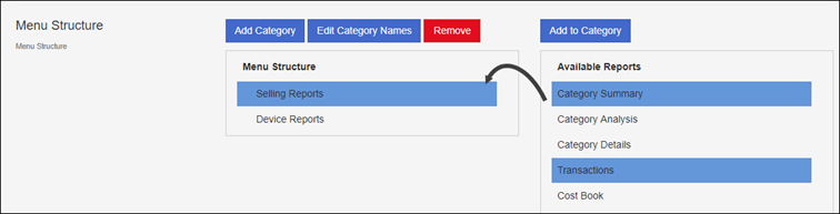 Reporting menu - NMC Help Docs